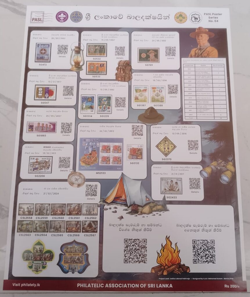 Poster 04 – Scouting and Girl Guide – Philately.lk